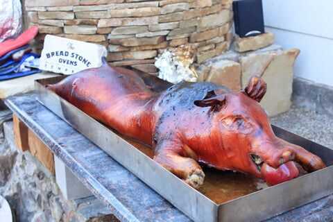 Whole Pig Roasted in a Wood Fired Brick Oven Recipe & Tips